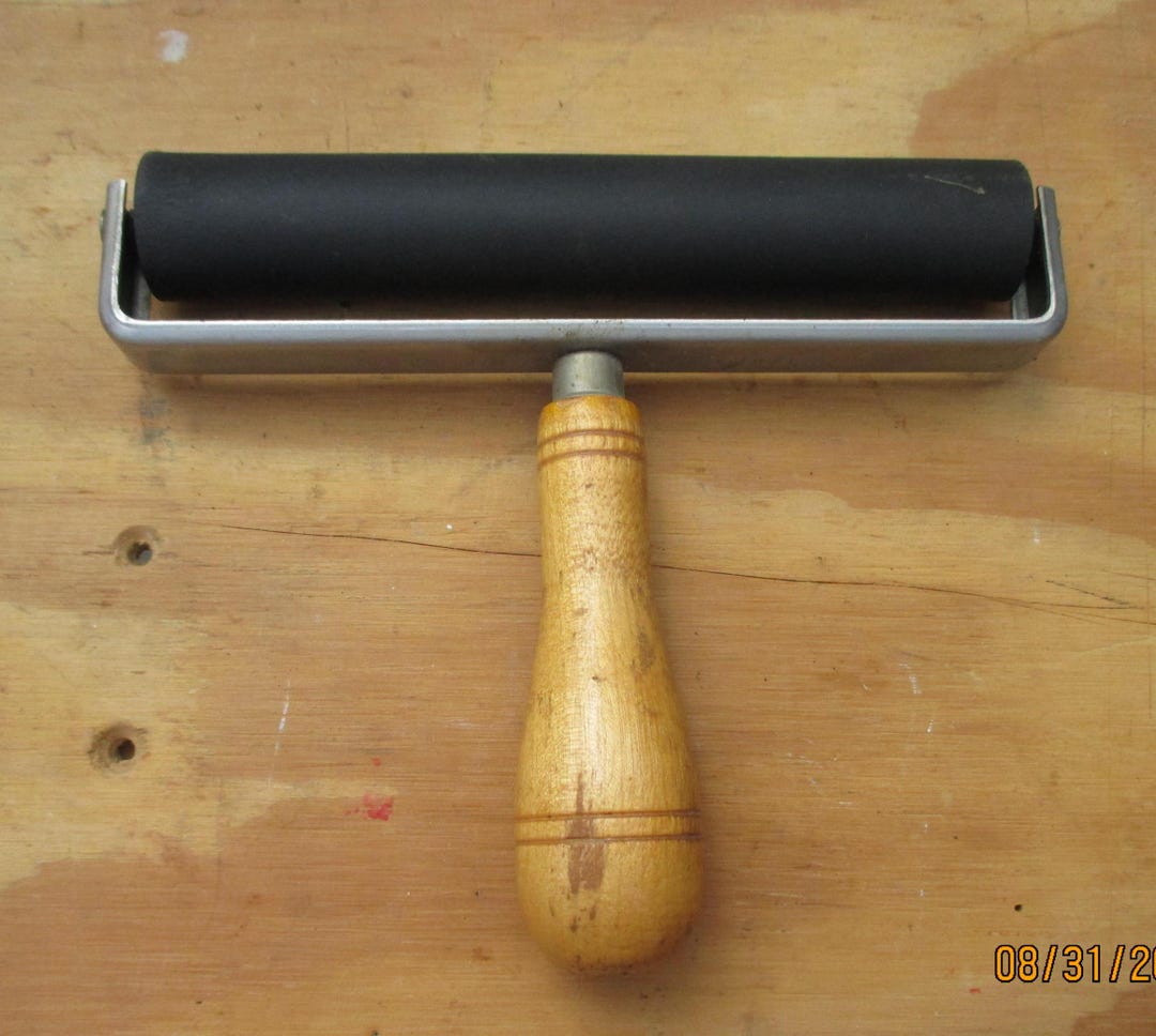 Vintage Roller Print Making Stenciling Craft Art Supplies Made in USA ...