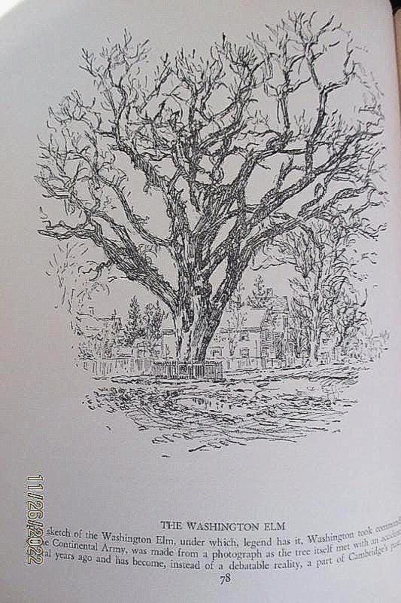 Harvard and Cambridge A Sketch Book Jack Frost 1940 the Johnson Gate ...