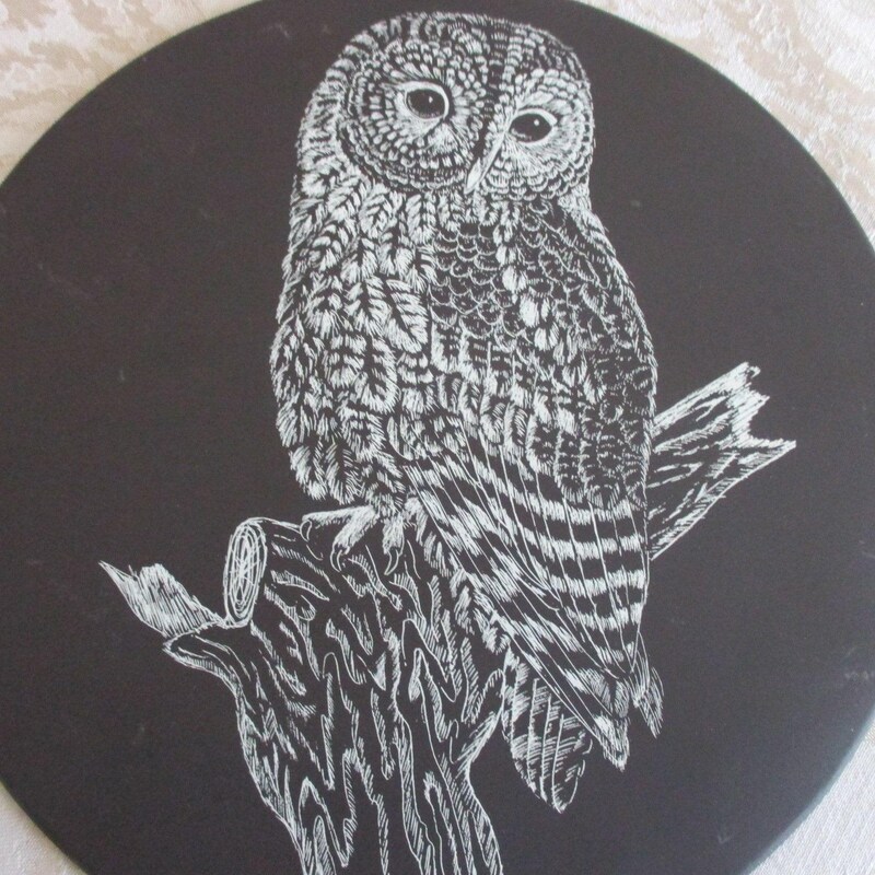 Owl Vintage Coasters - Etsy