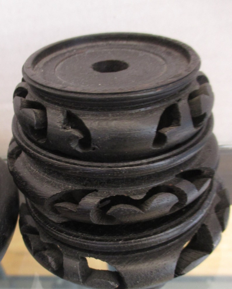 Six Assorted Wooden Lamp Vase Bases Vintage Display Pedestals - Etsy