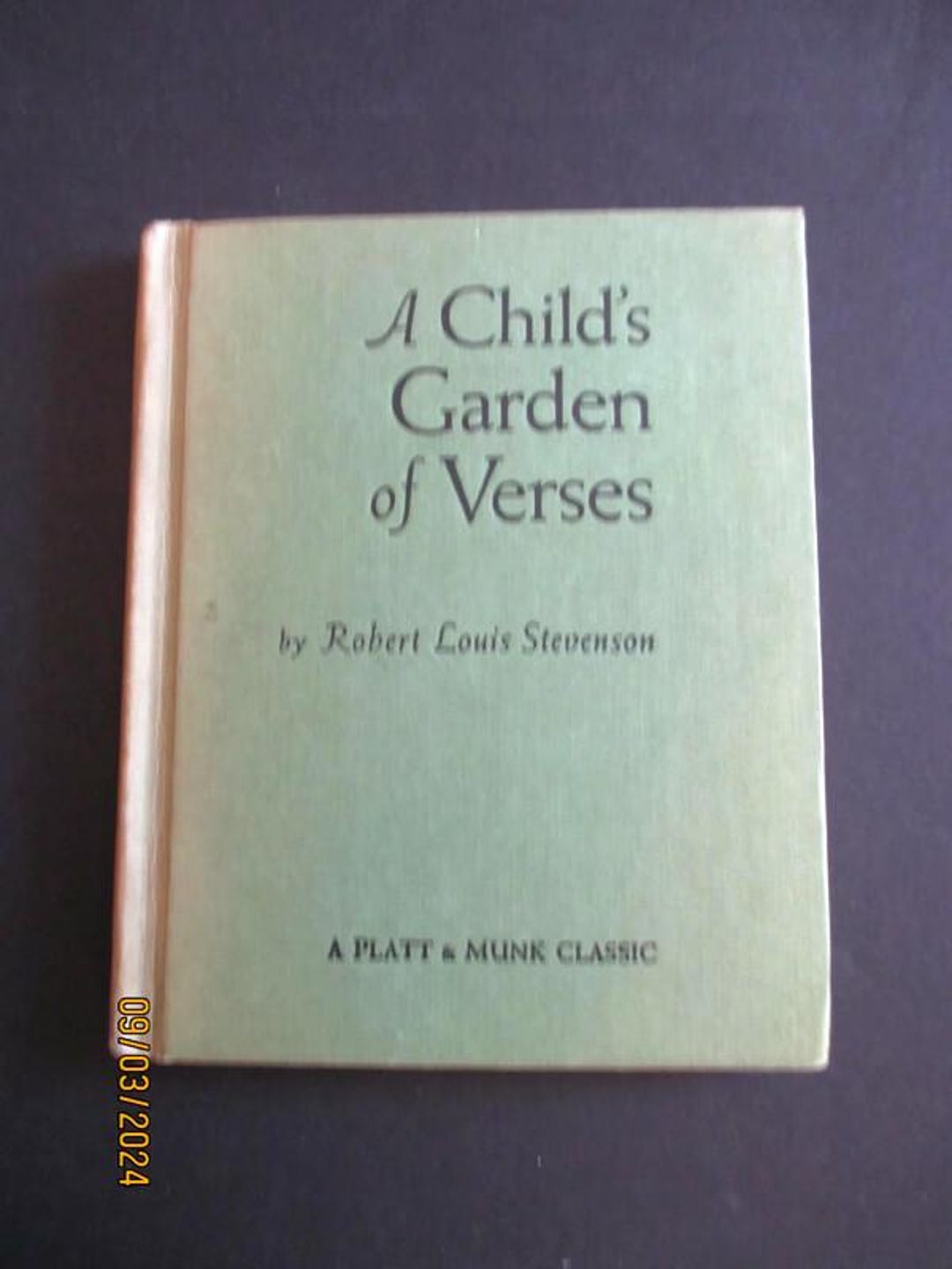 A Child's Garden of Verses Robert Louis Stevenson 1961 Hardcover Book ...