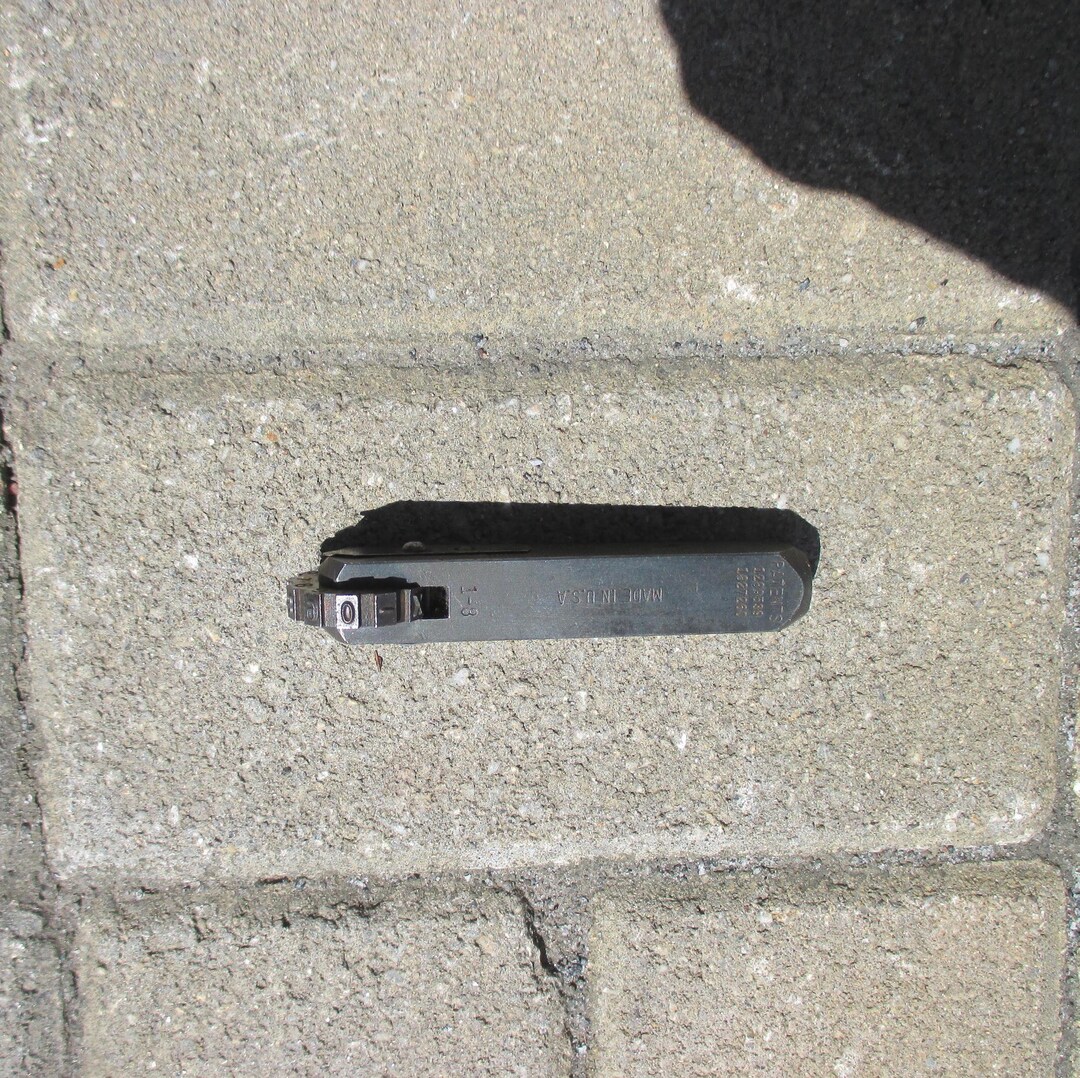 Vintage Numberall Rotary Steel Stamp Wheel Numbers 0-9 Symbols X Pat ...