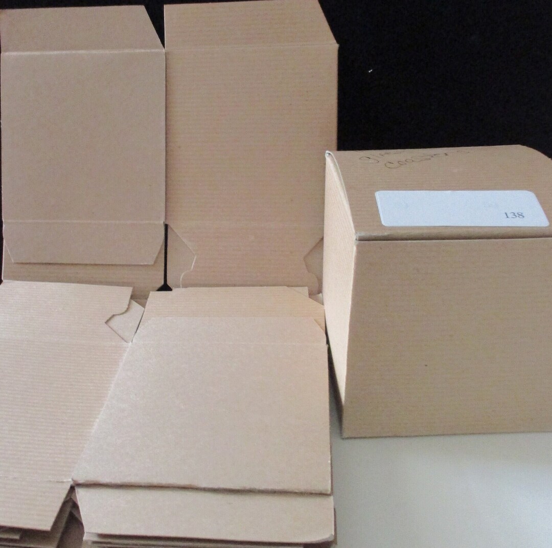 20 Brown Paper Kraft Boxes Craft Gift Box Supplies Party Favor Supply ...