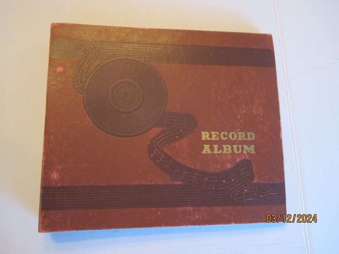 Record Albums Storage Folder Binder Two Long Playing Vinyl Lp's Bolero ...