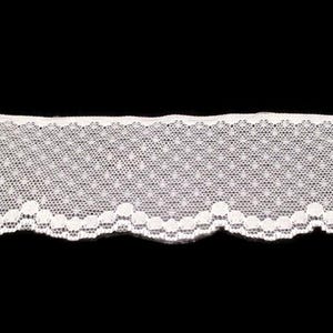 White Lace Trim Edge Edging Sewing Notions Supplies Crafting 7 3/4 Yds ...