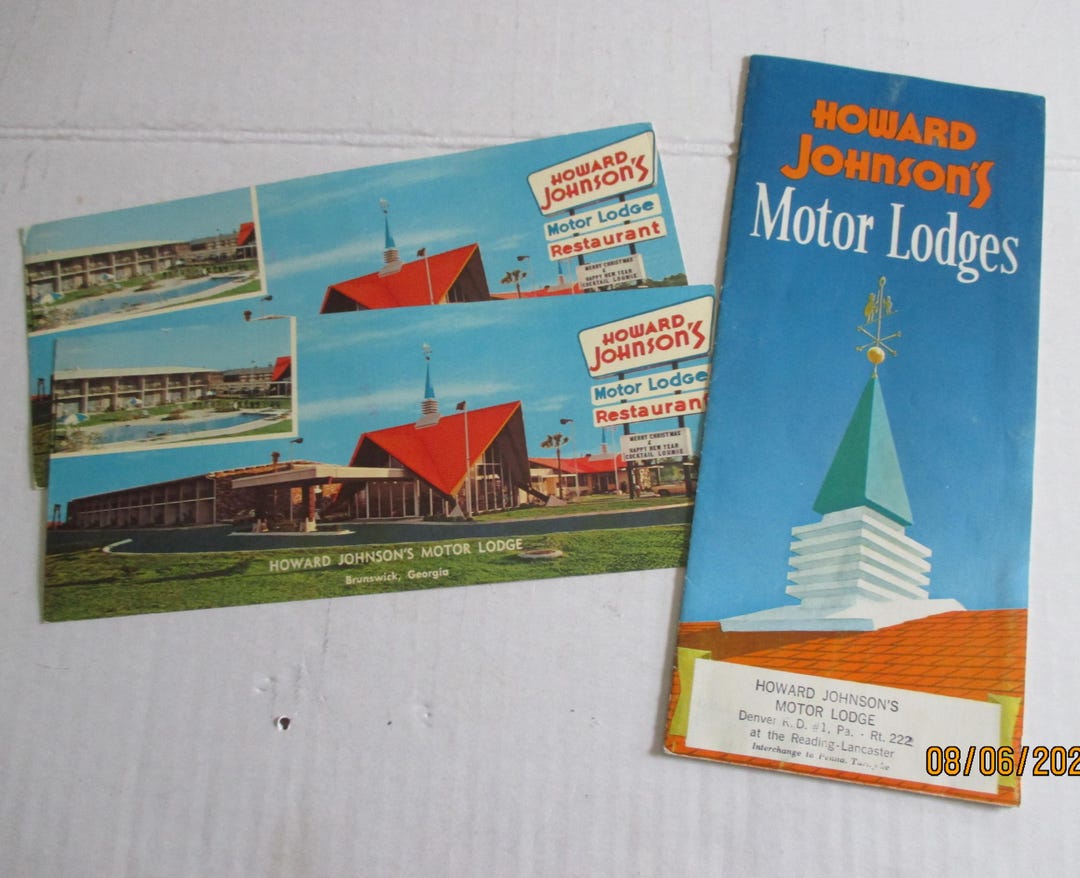 Howard Johnson's Used Postcards Postmarked 1977 Brunswick Georgia ...