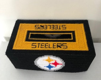 Steelers Tissue Box - Etsy