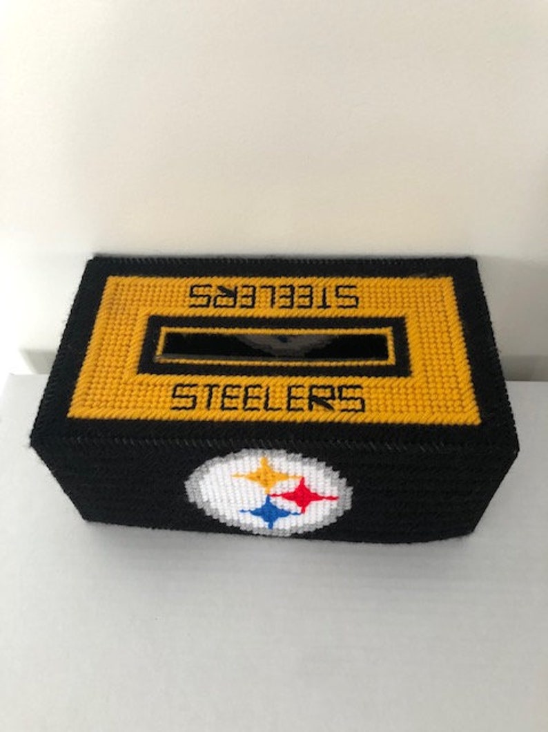 Steelers Tissue Box Cover - Etsy
