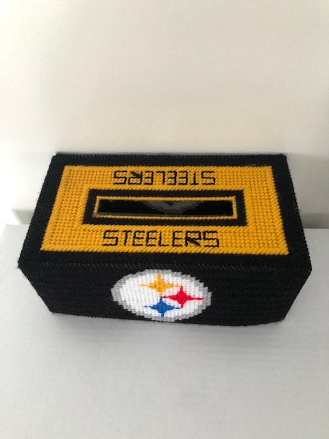 Steelers Tissue Box Cover - Etsy