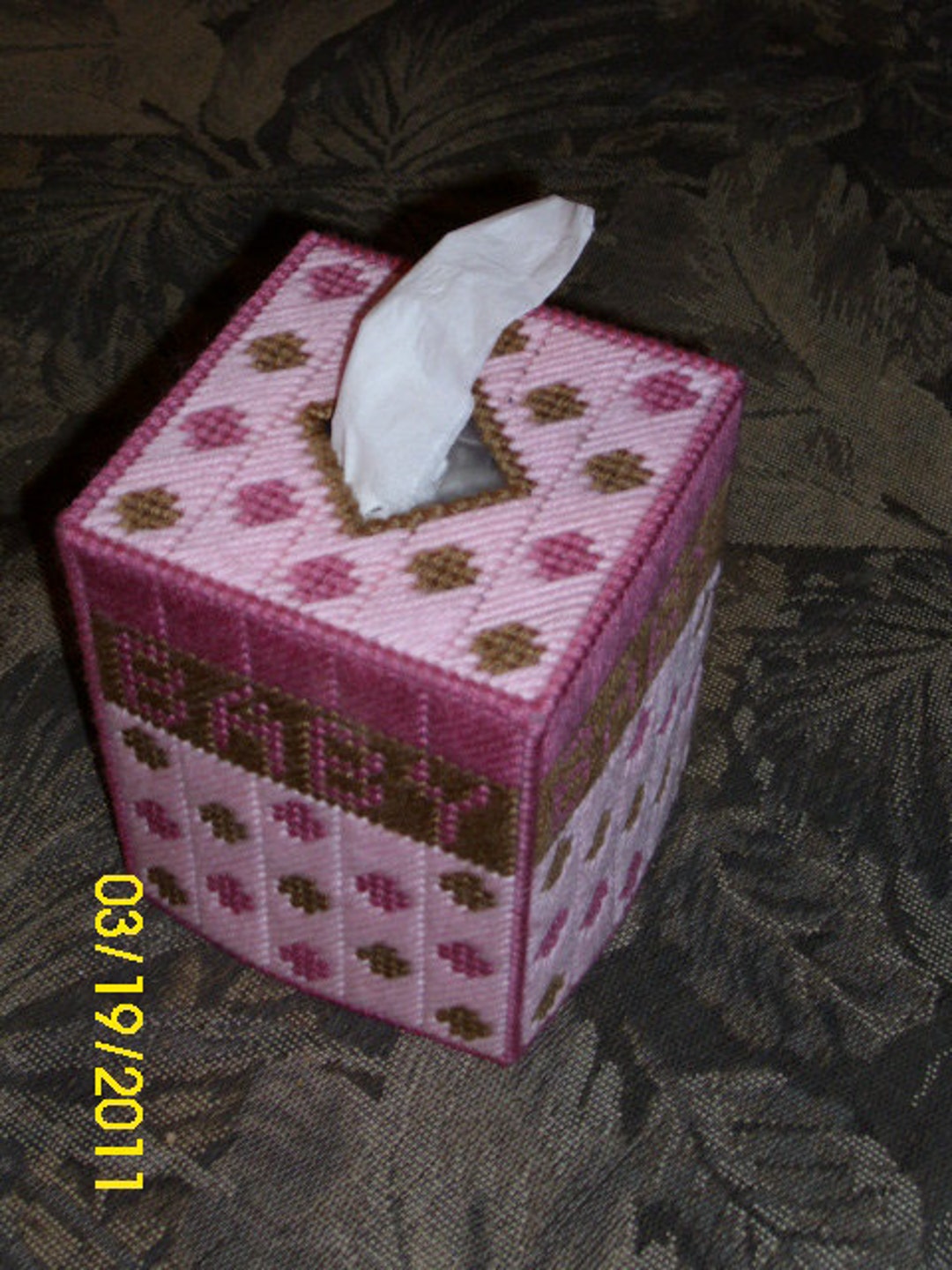 Baby Girl Tissue Box Cover - Etsy