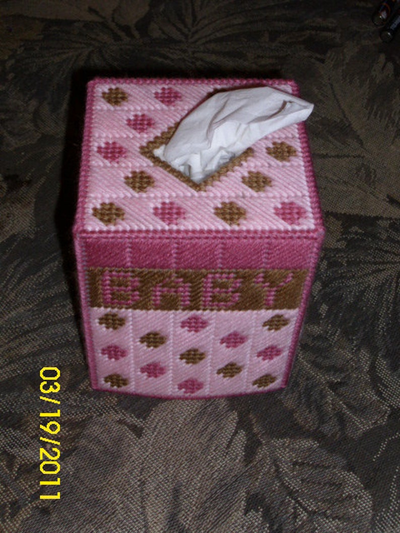 Baby Girl Tissue Box Cover - Etsy