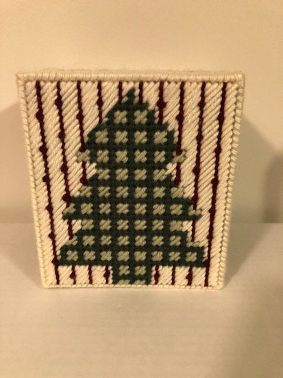 Christmas Tree Tissue Box Cover - Etsy