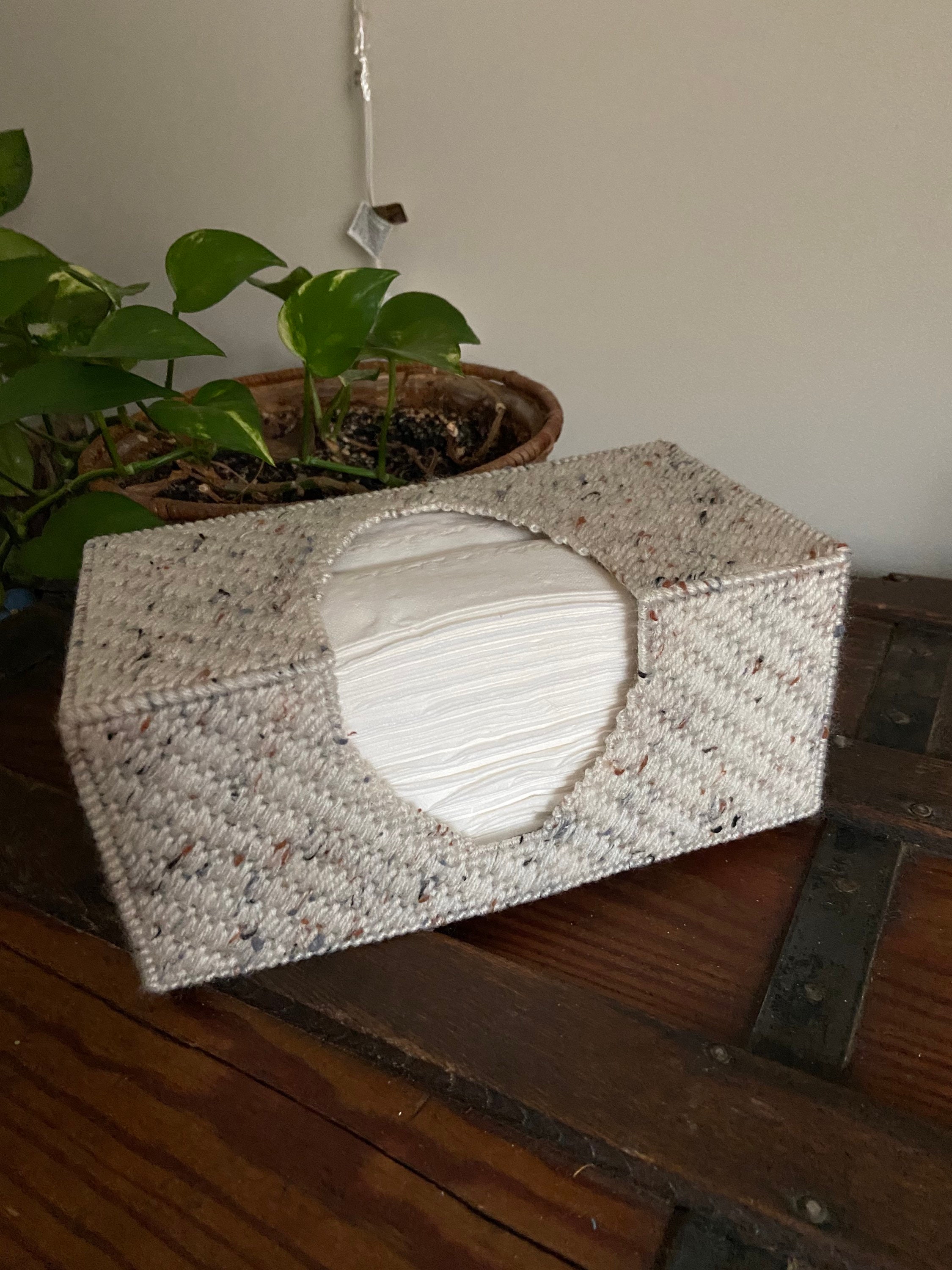 Puff Tissue Box Cover