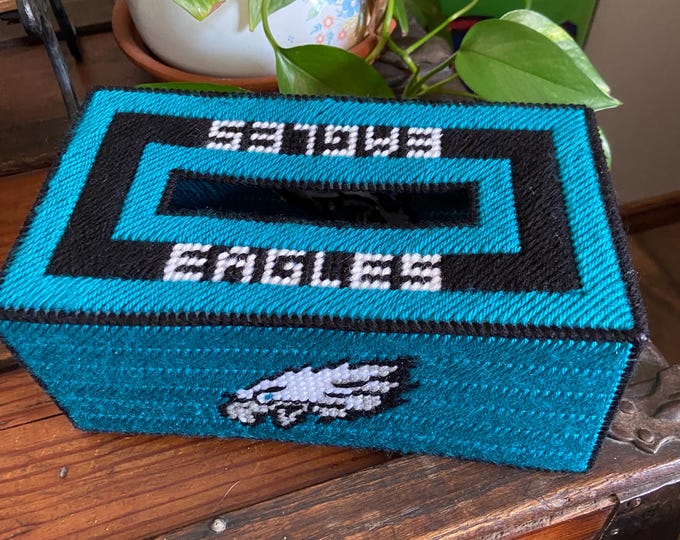 Philadelphia Eagles Tissue Box Cover - Etsy