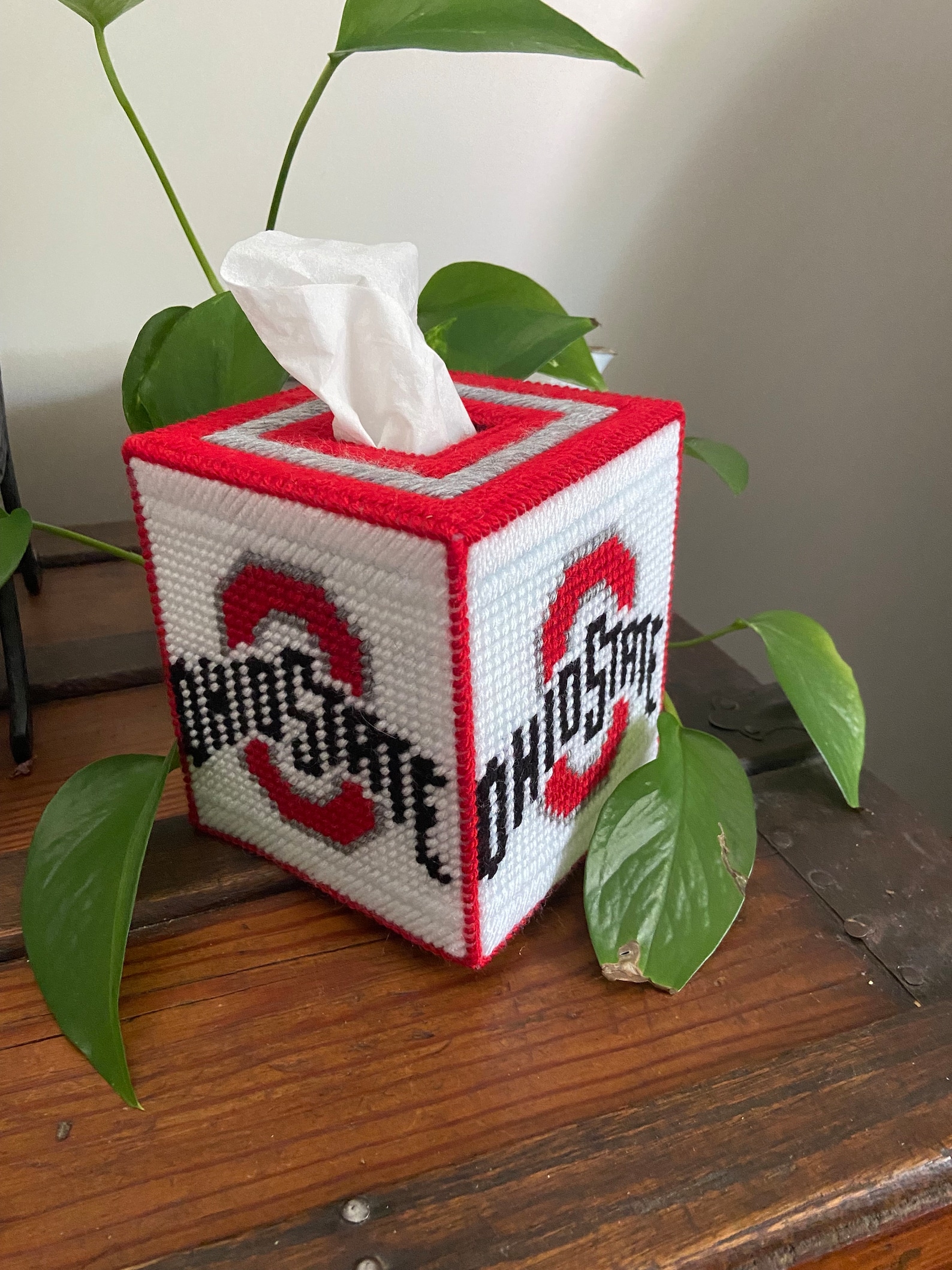 Ohiostate Tissue Box Cover - Etsy