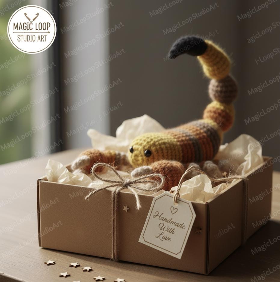 Amigurumi Scorpion Crochet Pattern | Zodiac Plush Toy (PDF) - Etsy
