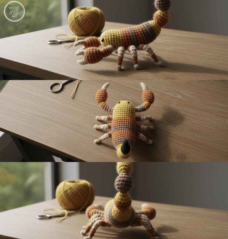 Amigurumi Scorpion Crochet Pattern | Zodiac Plush Toy (PDF) - Etsy