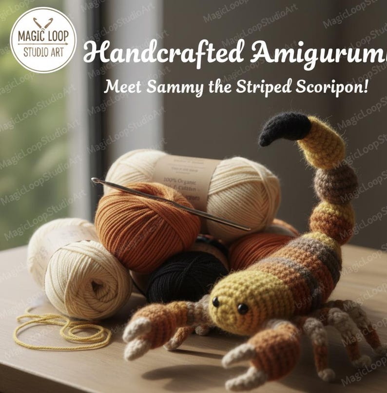 Amigurumi Scorpion Crochet Pattern | Zodiac Plush Toy (PDF) - Etsy
