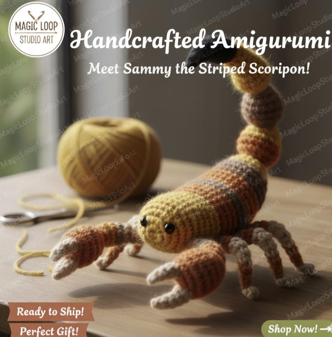 Amigurumi Scorpion Crochet Pattern | Zodiac Plush Toy (PDF) - Etsy