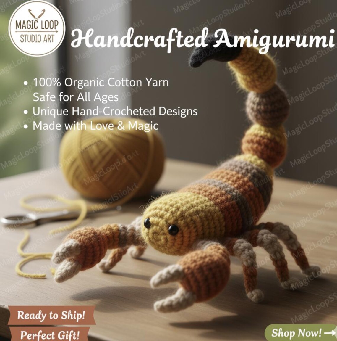 Amigurumi Scorpion Crochet Pattern | Zodiac Plush Toy (PDF) - Etsy
