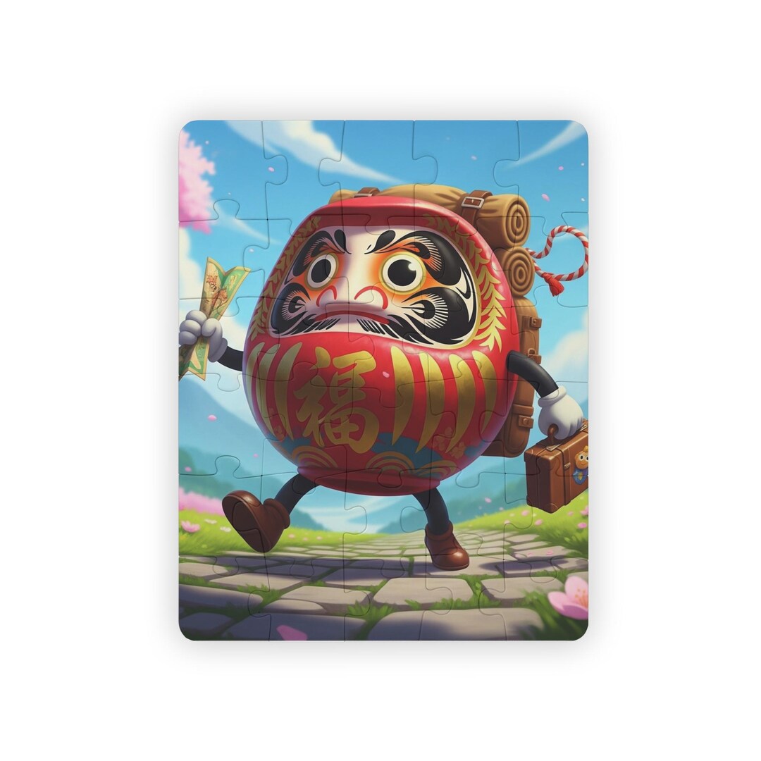 Colorful Kids' Puzzle With Daruma Design - Fun Learning Game for ...