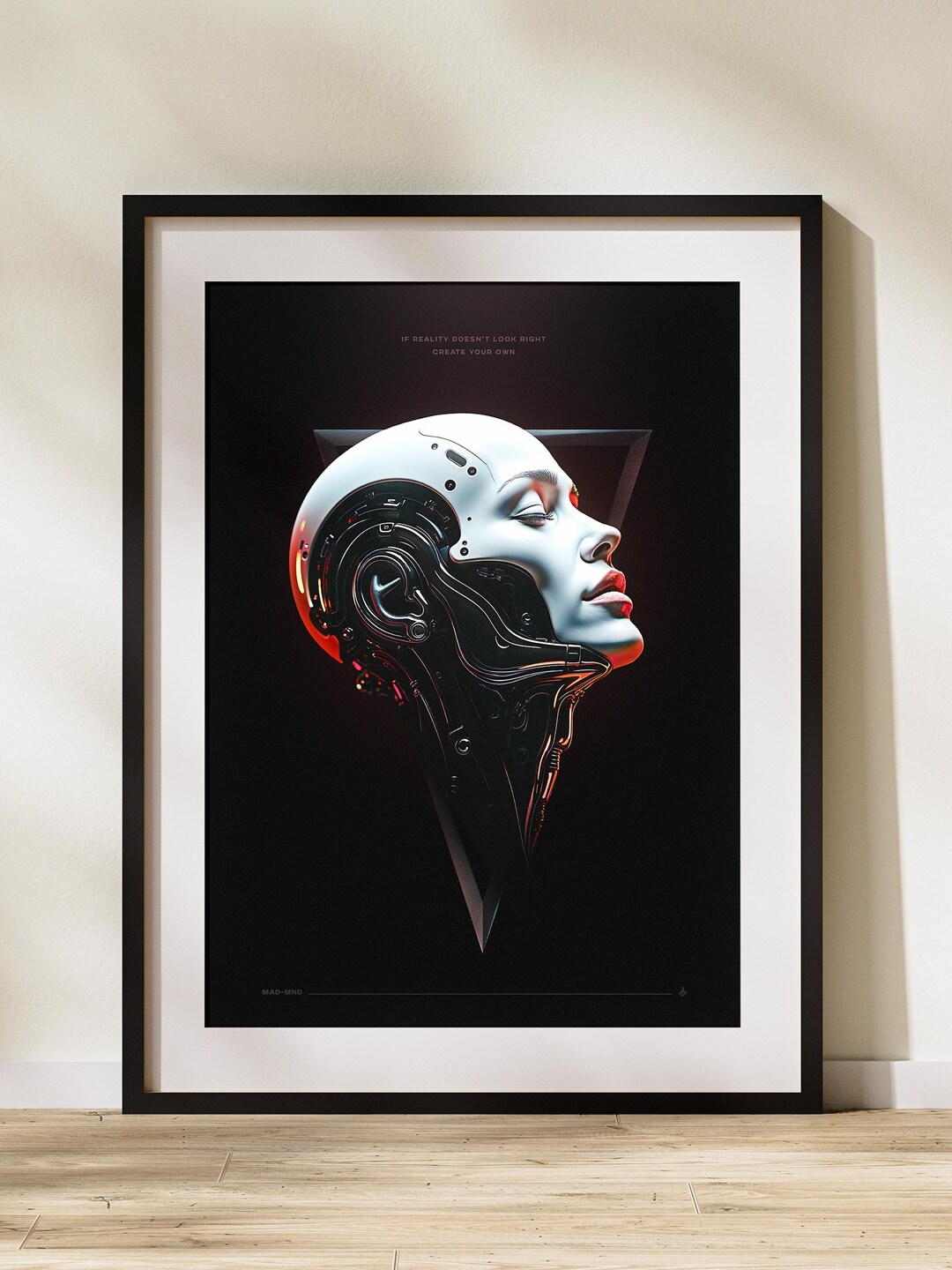Cyberpunk Poster | Sci-fi Art Print | Futuristic Wall Art | Neon Art ...