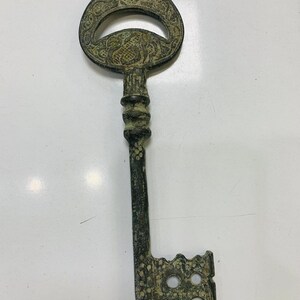 Antique Ottoman Bronze Key Set, Islamic Calligraphy Wall Decor,vintage ...