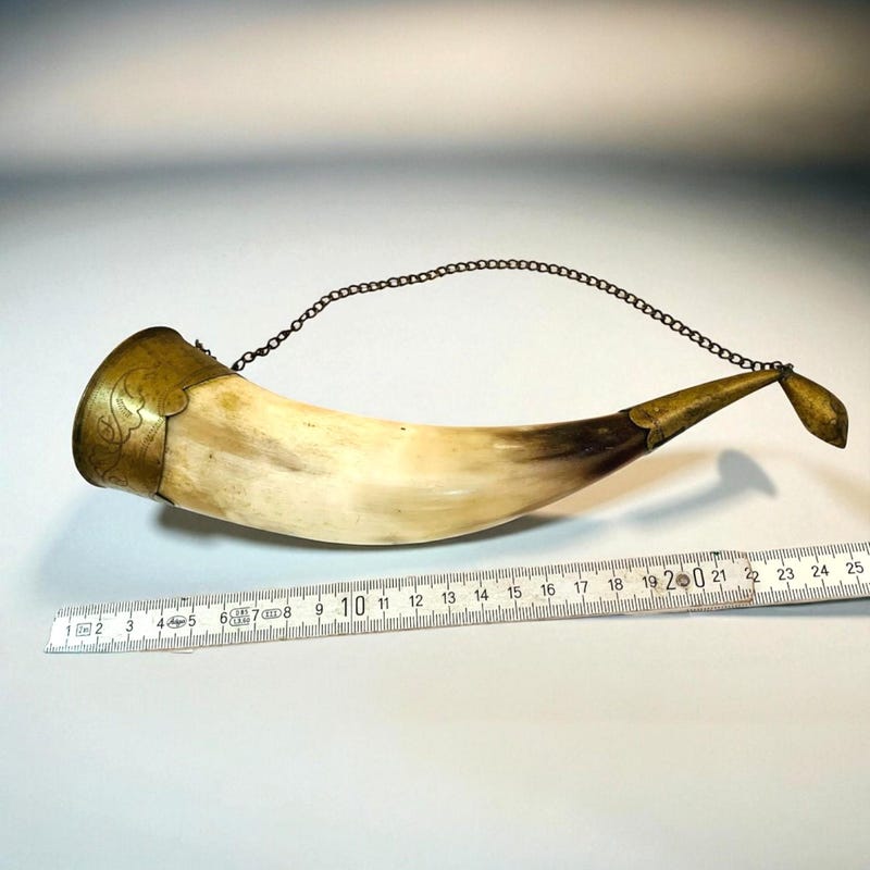 Antique Powder Horn - Etsy