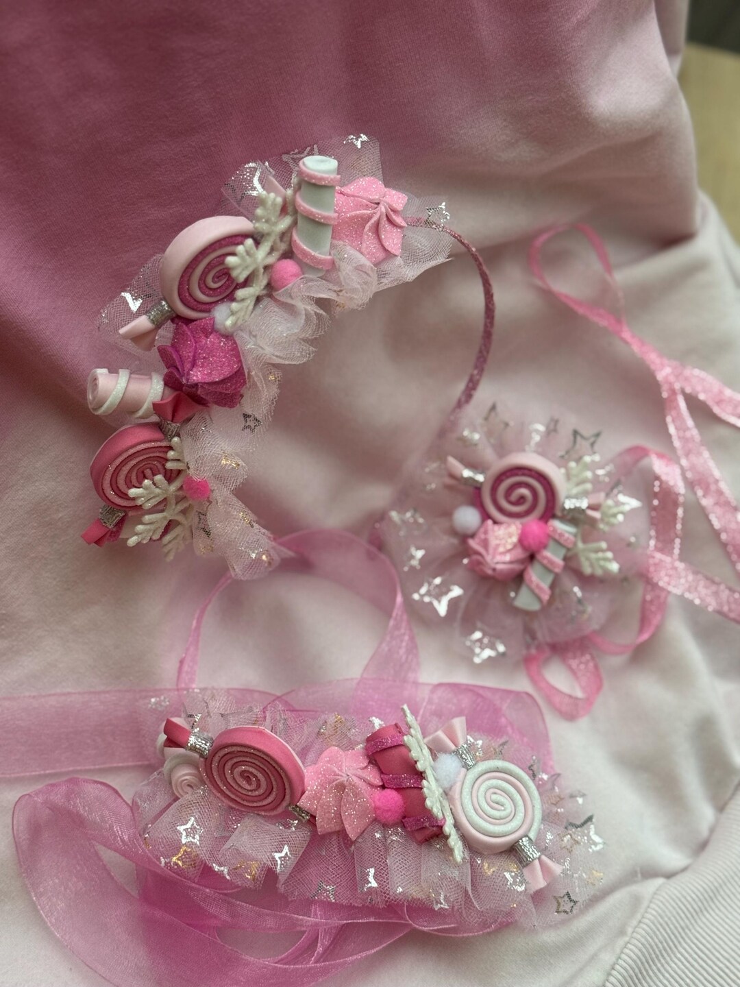 Pink Headband Candy, Sweets Costume, Candyland Fairy Headpiece ...