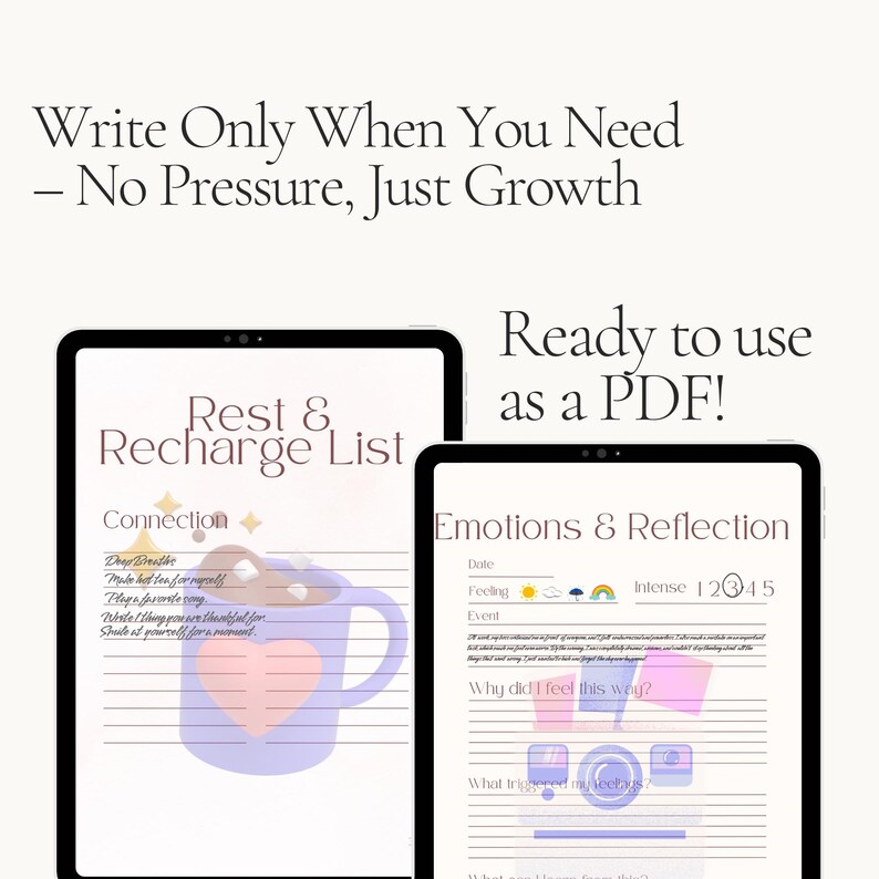 Mindful Life Planner A5 Pdf,self-discovery Journal, Goal Setting ...