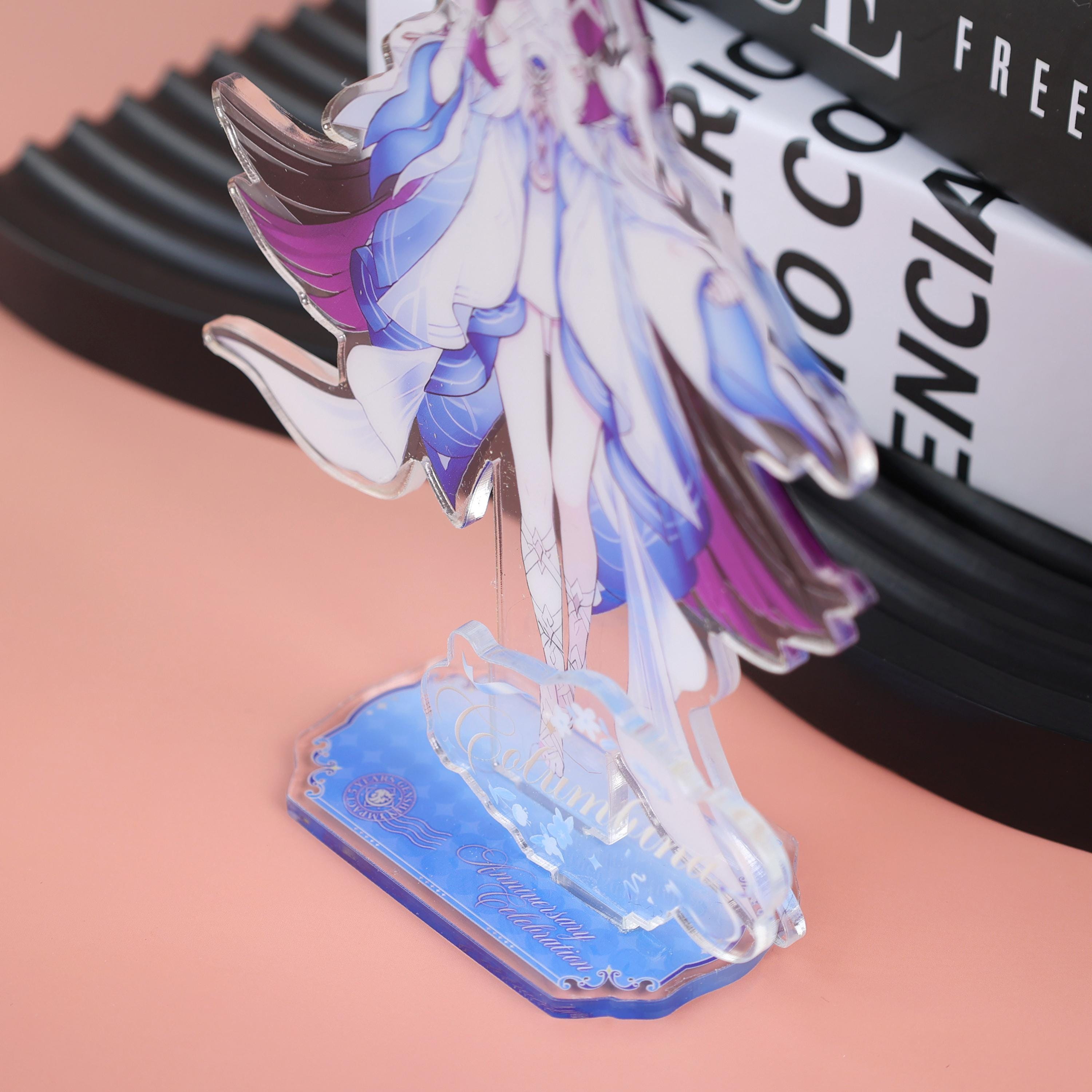 Genshi Colombina Anime Acrylic Stand Figure for Cute Desktop Decor OR ...