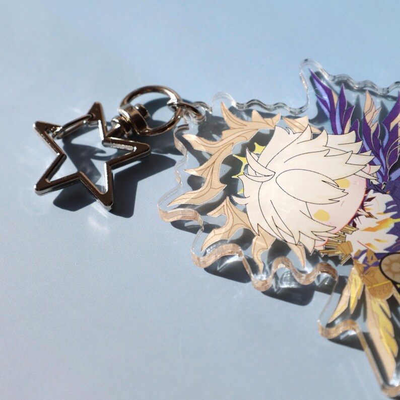 Honkai Star Rail Phainon Keychain: Chibi Acrylic Charm Backpack Charms ...