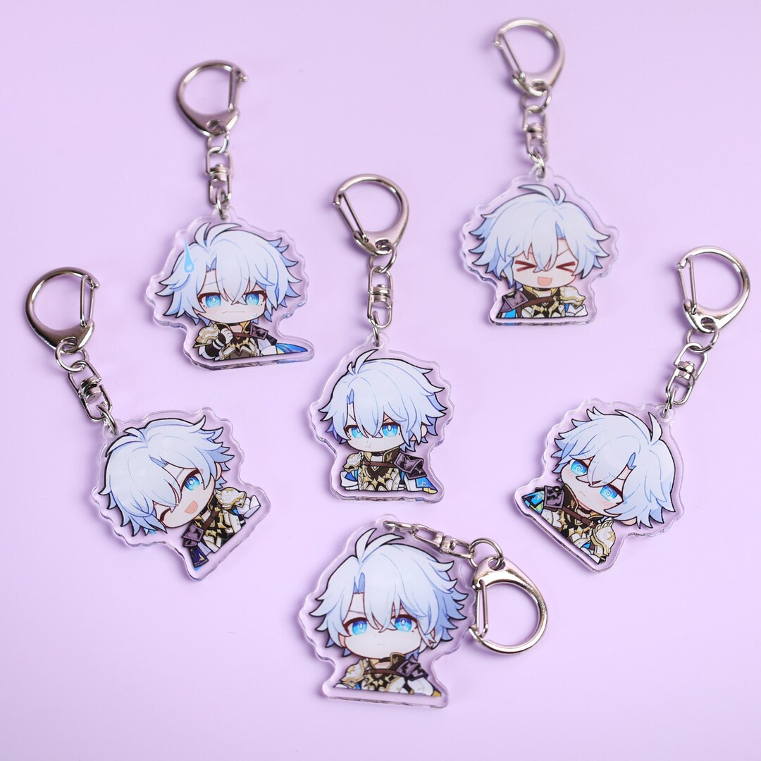 Honkai Star Rail Phainon Keychain: Chibi Acrylic Charm - Etsy