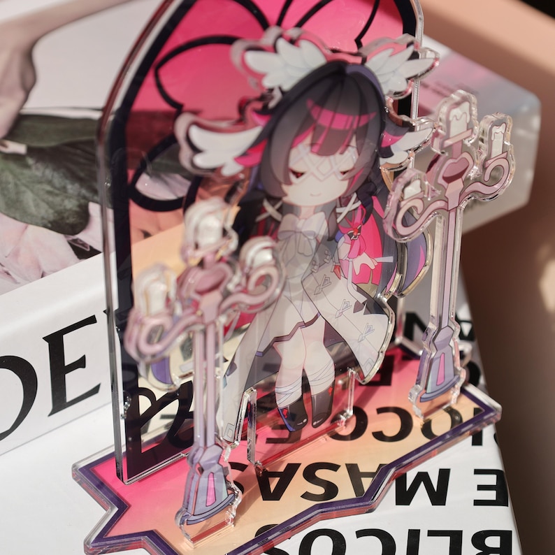 Genshin Colombina Acrylic Figure Standee With Candle Decor - Anime ...