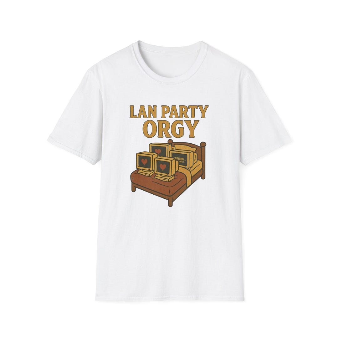 LAN Party Shirt, Funny Gaming T-shirt, Nerd Humor Tee, Unisex Gamer ...