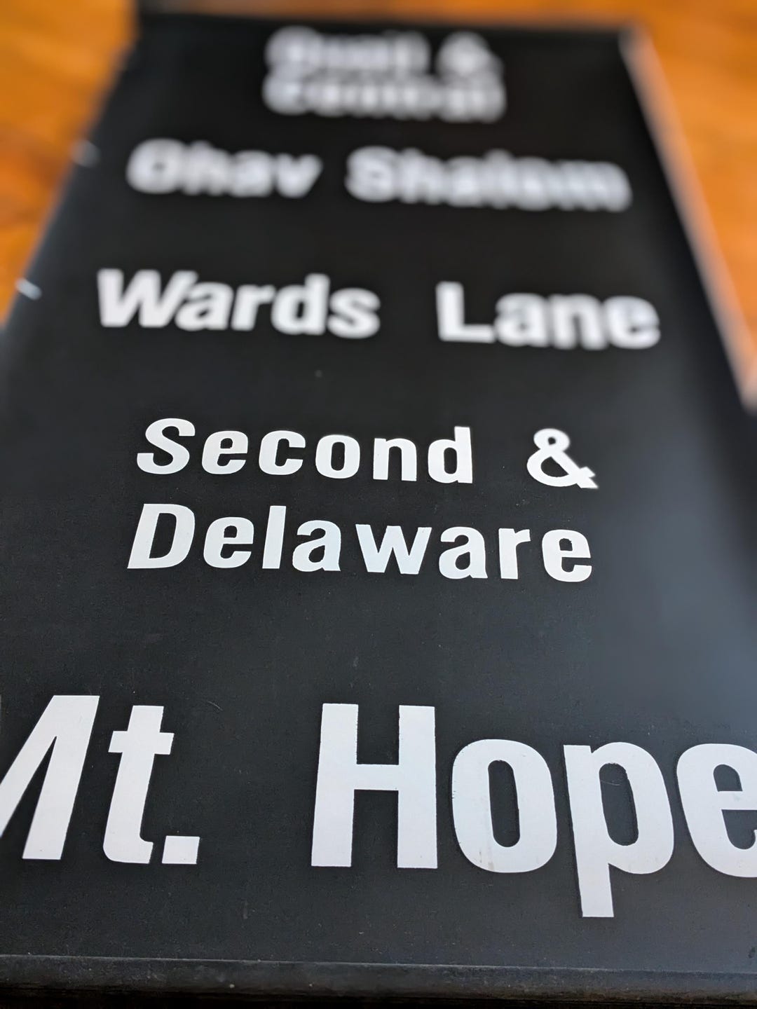 Vintage MT HOPE OHIO Evacuation Festival Bus Roll Sign - Etsy