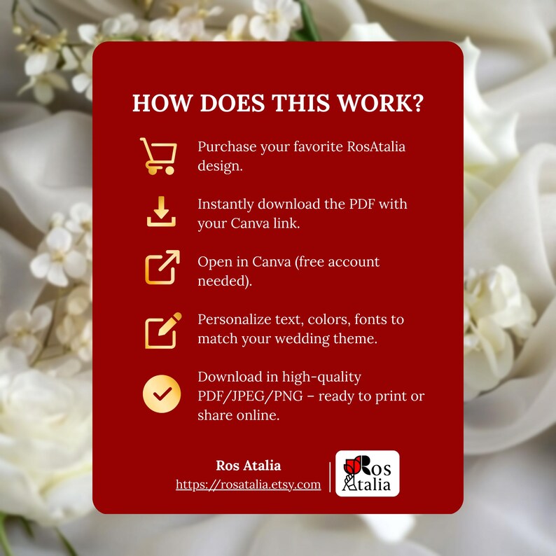 Editable Islamic Wedding Invitation Card Template, Floral Muslim ...