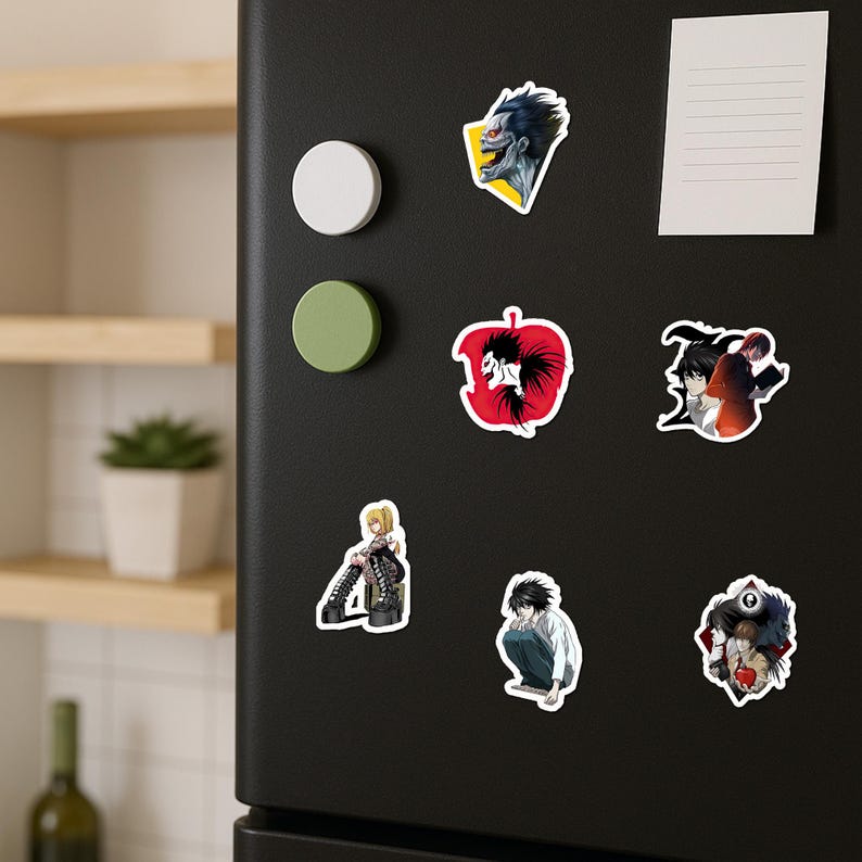 Death Stickers Sheet Note - Vinyl Decals for Water Bottle Laptop 40 ...