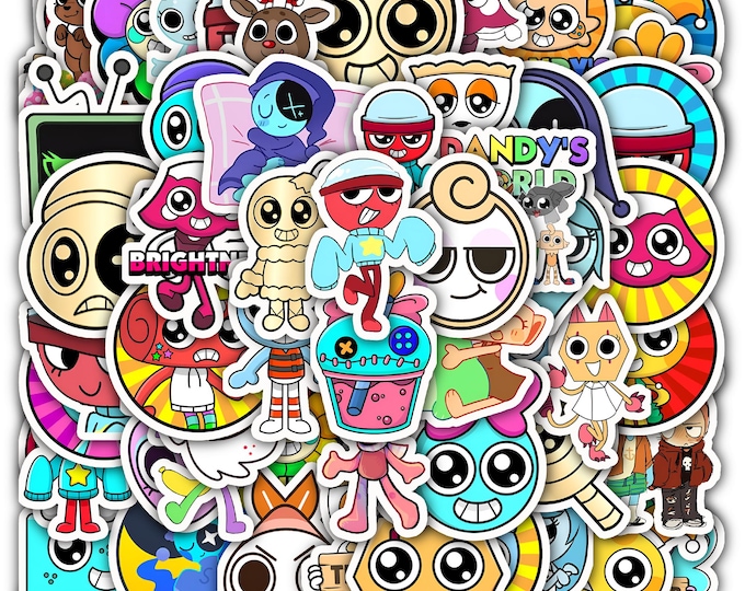 Roblox 2 Inch Dandy's World Stickers - Etsy