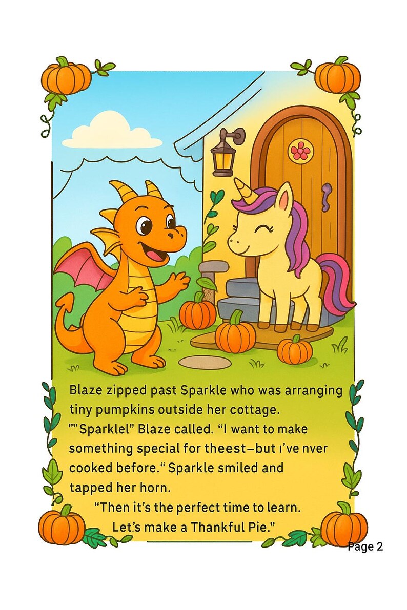 Prek-k Thanksgiving Story & Activity Pack | Blaze and the Thankful Pie ...