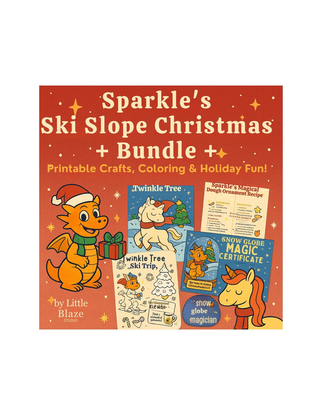 Prek-k Christmas Activity Bundle: Crafts, Learning Activities, Fun ...