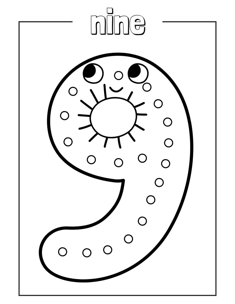 Preschool Numbers Workbook, Counting & Tracing 1-20 (PDF Printable) - Etsy