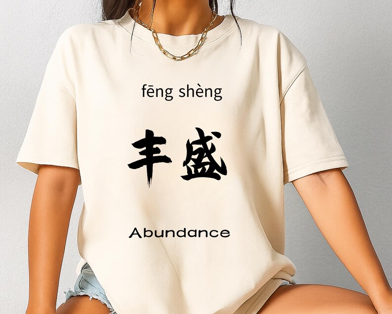 Chinese Calligraphy Abundance PNG, Fēng Shèng Symbol, Minimalist Zen ...
