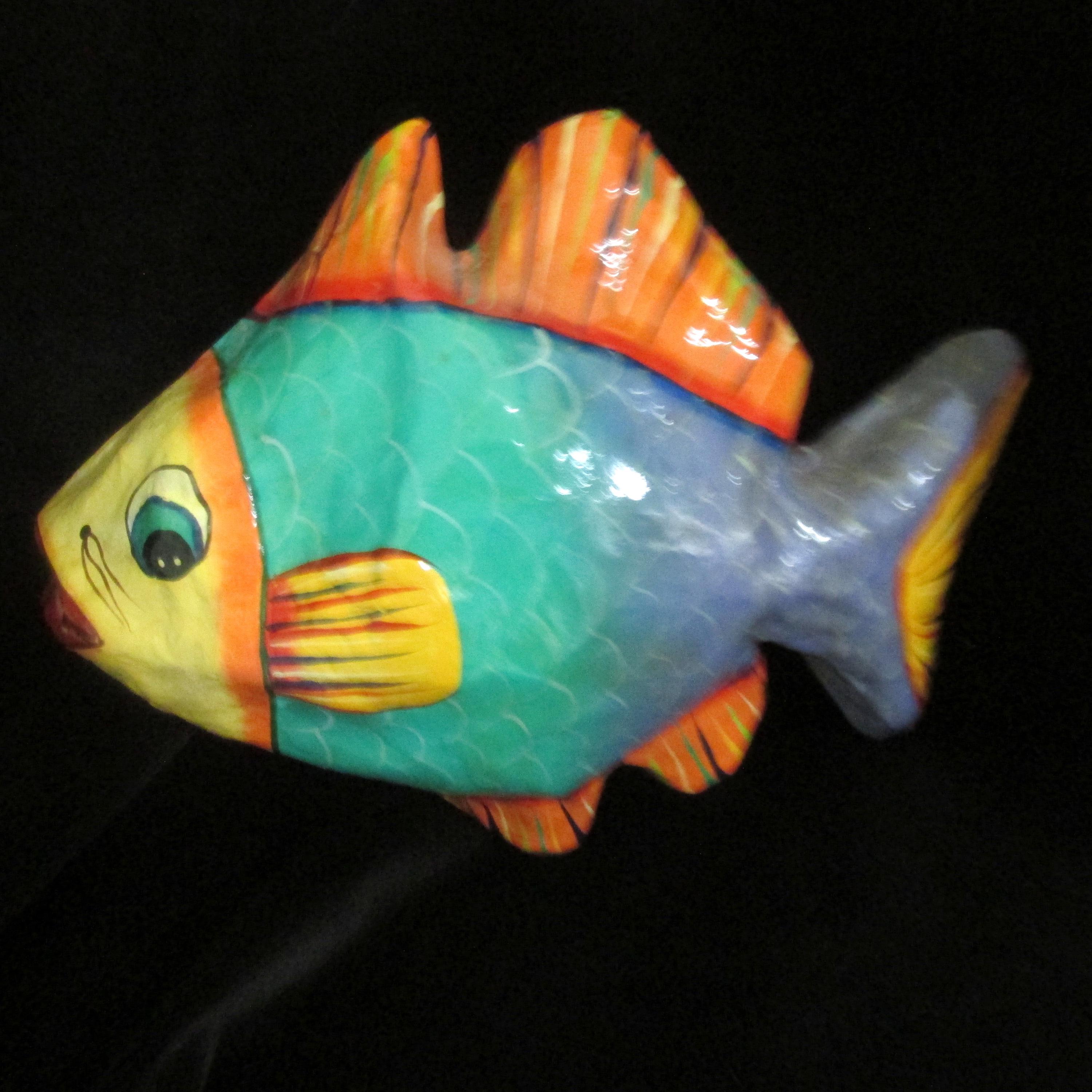 Vintage Paper Mâché Fish Wall Decor: Charming Nautical Wall Hangings - Etsy