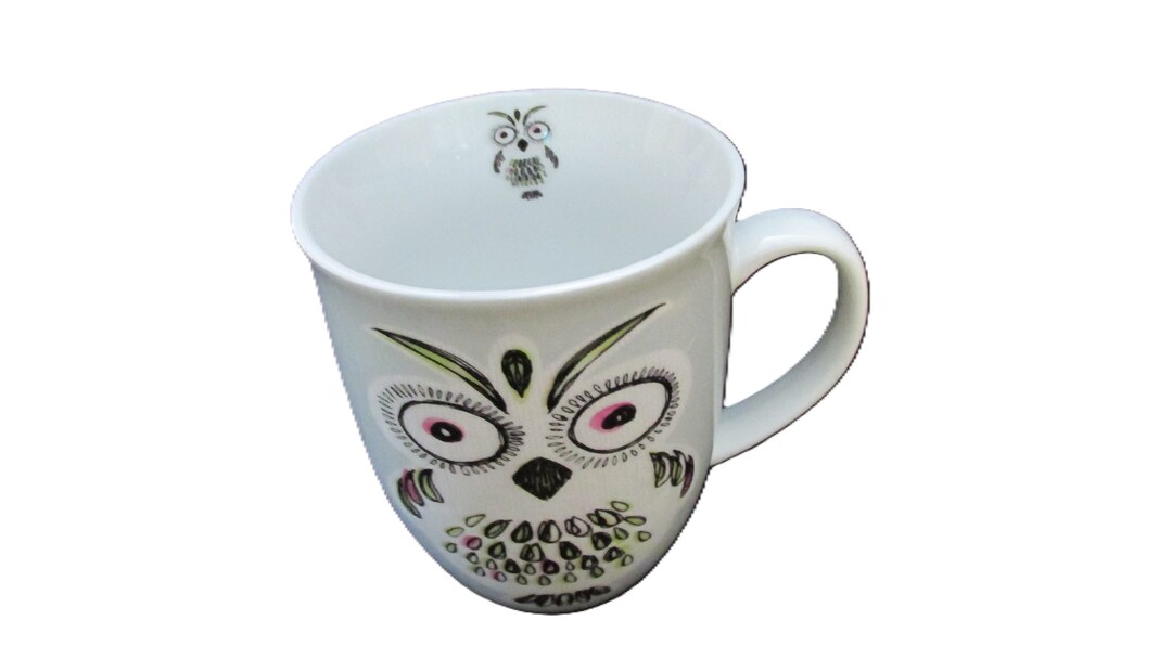 Owl Coffee Mug Ceramic 16 Oz. by Creative Tops Designed in England ...