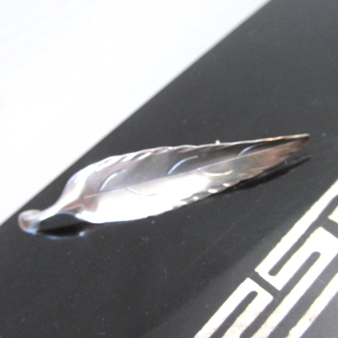 Vintage Sterling Silver Leaf Brooch Pin - Stuart NYE Clover Mark - Etsy