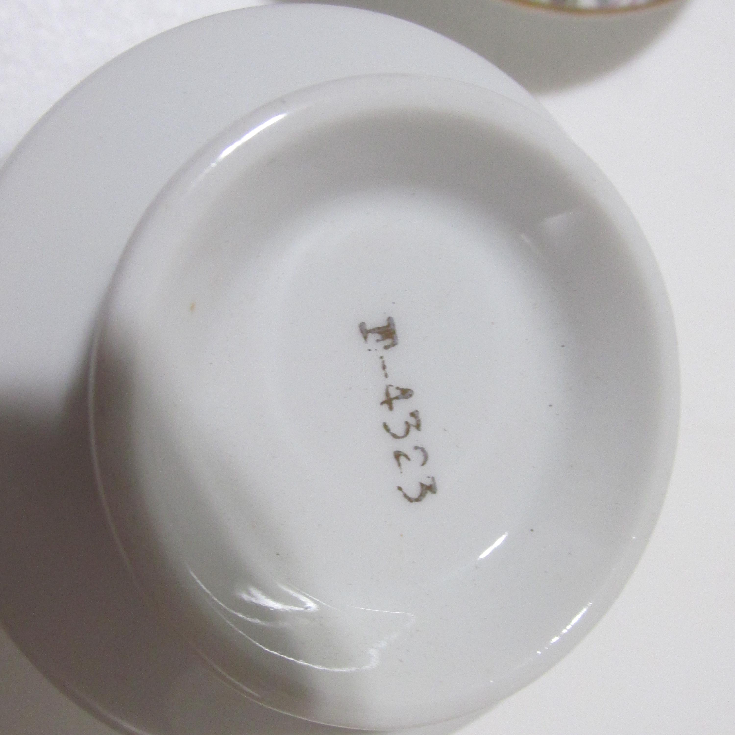 Vintage Inarco Japan Teacup and Saucer Featuring a Green Floral Design ...