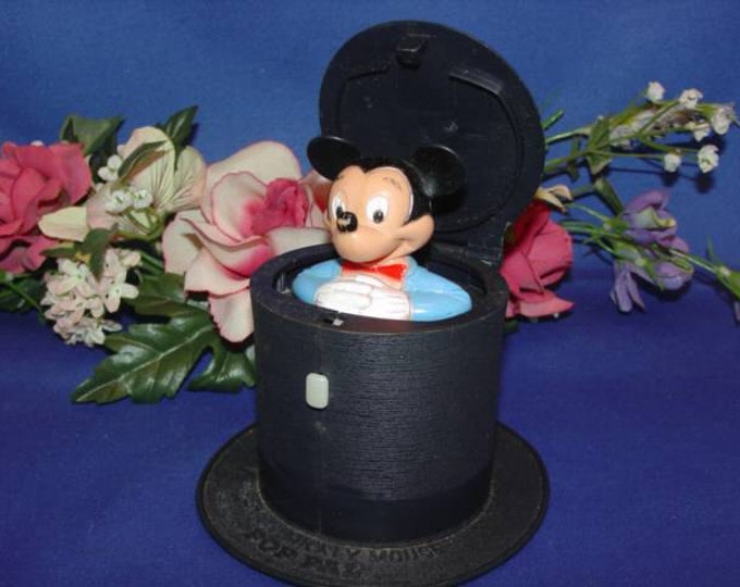 Vintage Walt Disney Mickey Mouse Push Button Pop Pal Toy 1960's - Etsy