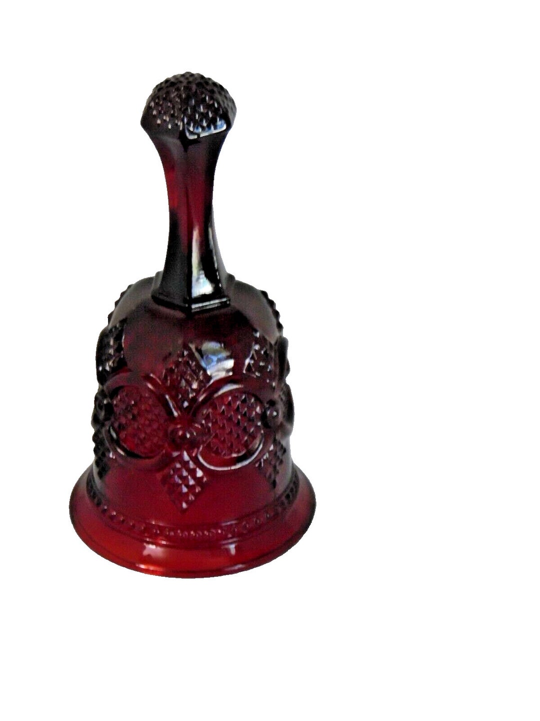 Vintage Avon Ruby Red Glass Bell, Cape Cod - Etsy