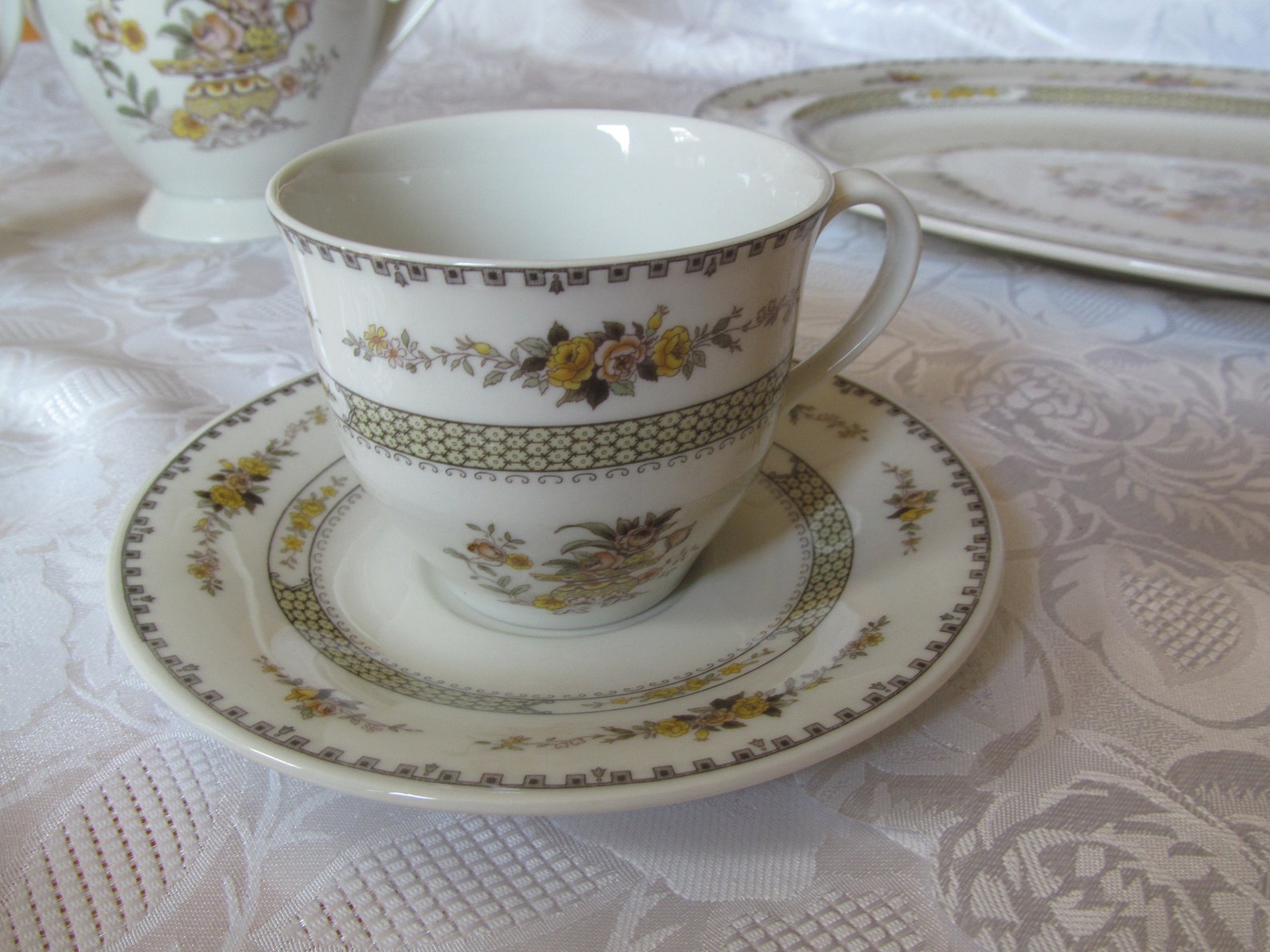 Vintage Royal Doulton Hamilton Cup & Saucer Set China Replacement - Etsy